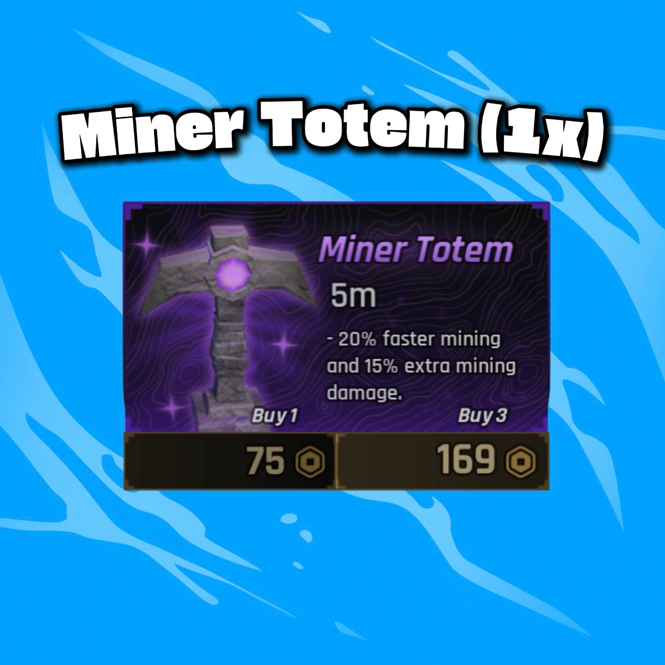 Miner Totem (1x) – Bloxy Store